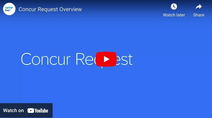 Concur Request | SAP Concur Australia