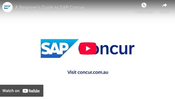Beginner's Guide: SAP Concur Solutions | SAP Concur Australia